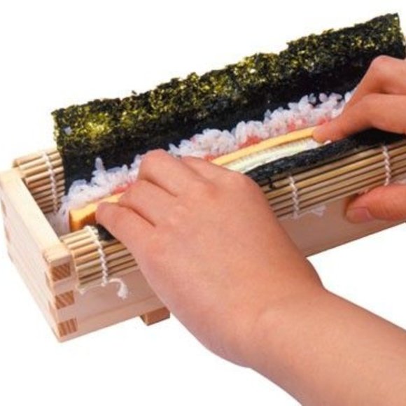 Sushi Kit | Kitchen | Traditional 4 Piece Wooden Sushi Press Kit | Poshmark